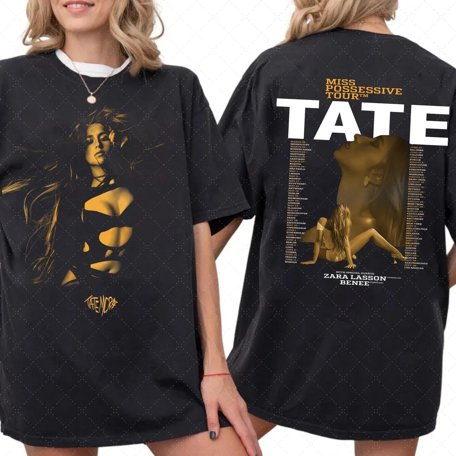 Tate McRae Shirt, Tate McRae 2025 Concert Shirt, Tate McRae Miss ...