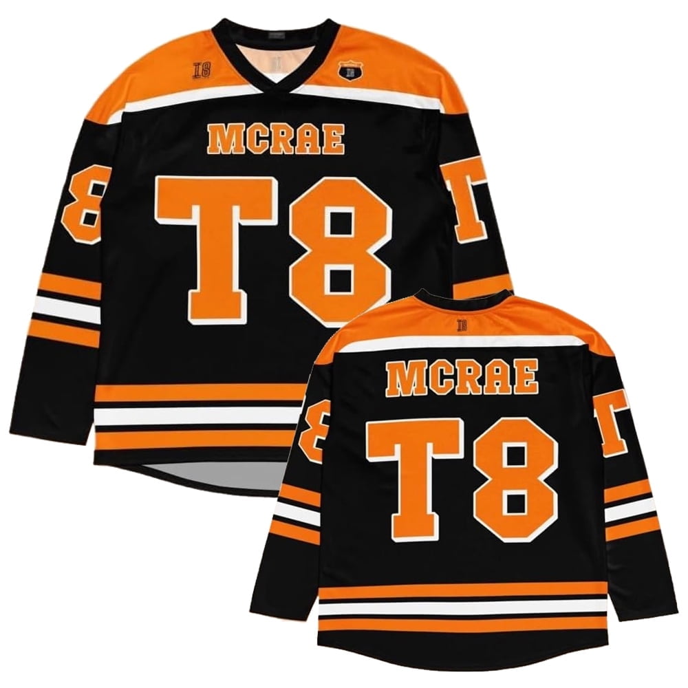 Tate McRae T8 Jersey 2025 Miss Possessive Tour V-Neck Long Sleeve T ...