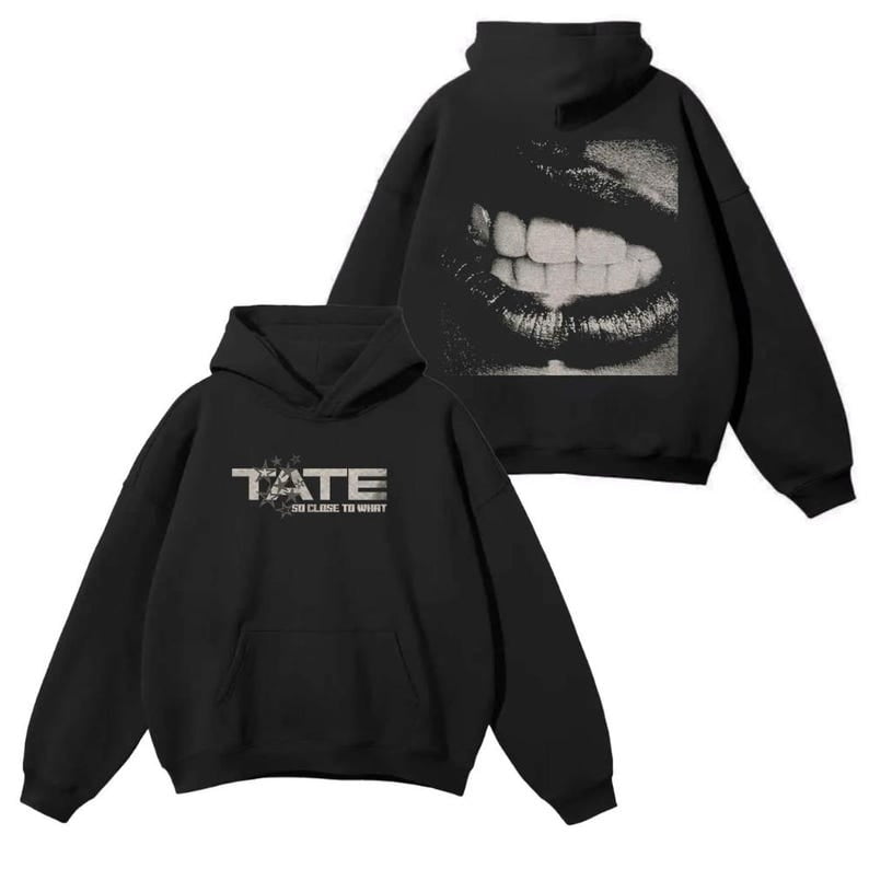 Tate McRae T8 Lips Hoodie, Tate McRae 2025 Merch, Miss Possessive Tour ...