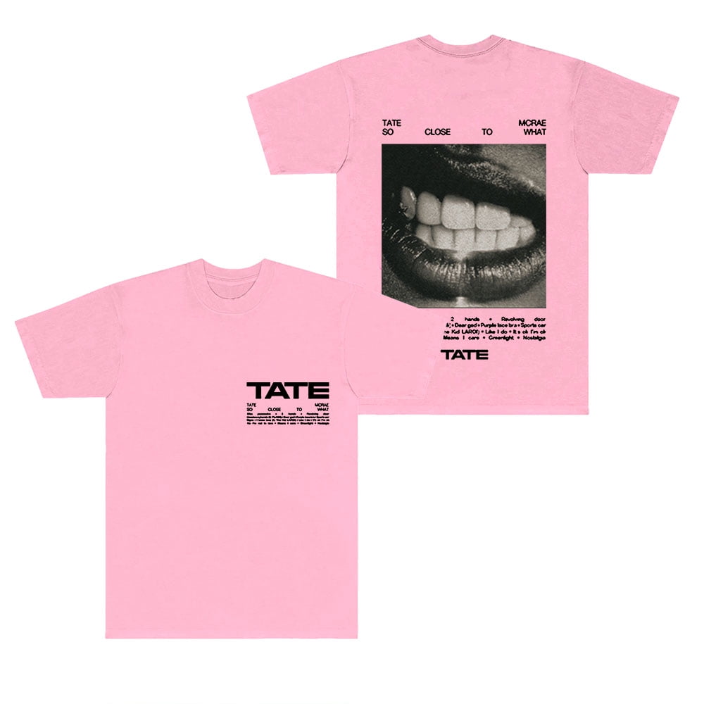 Tate McRae T8 Lips T-Shirts Miss Possessive Tour 2025 Merch Cosplay ...