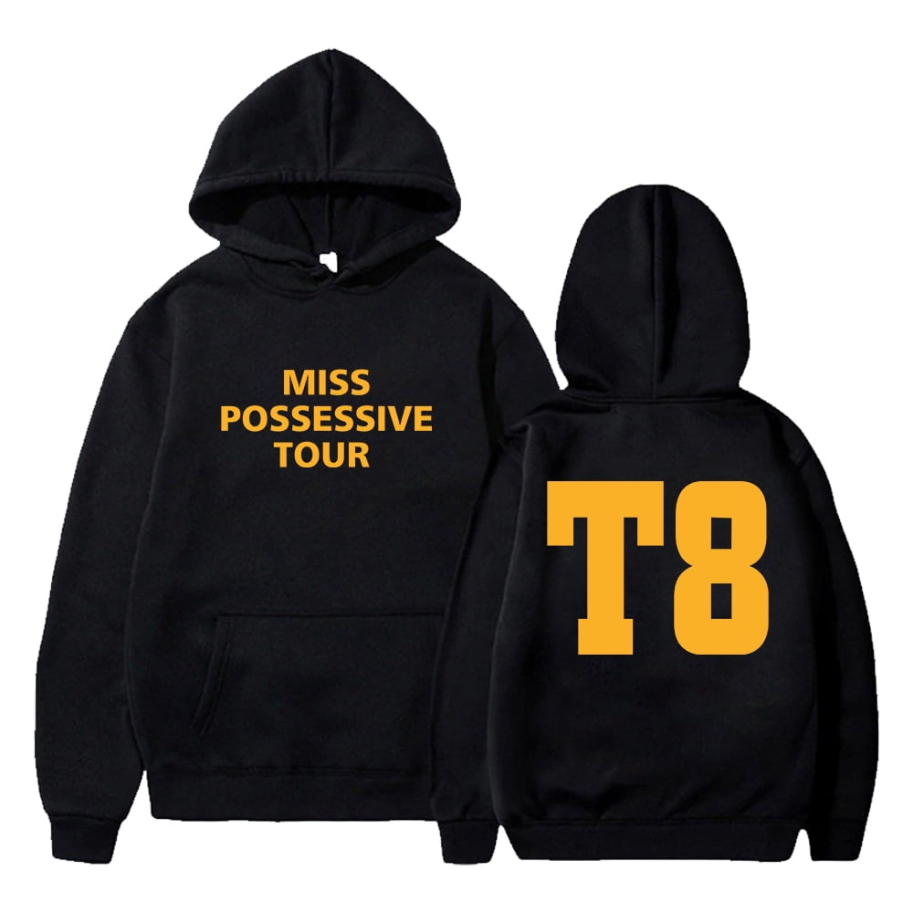 Tate McRae T8 Merch Hoodie Miss Possessive Tour 2025 Long Sleeve ...