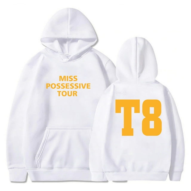 Tate McRae T8 Merch Hoodie Miss Possessive Tour 2025 Long Sleeve ...