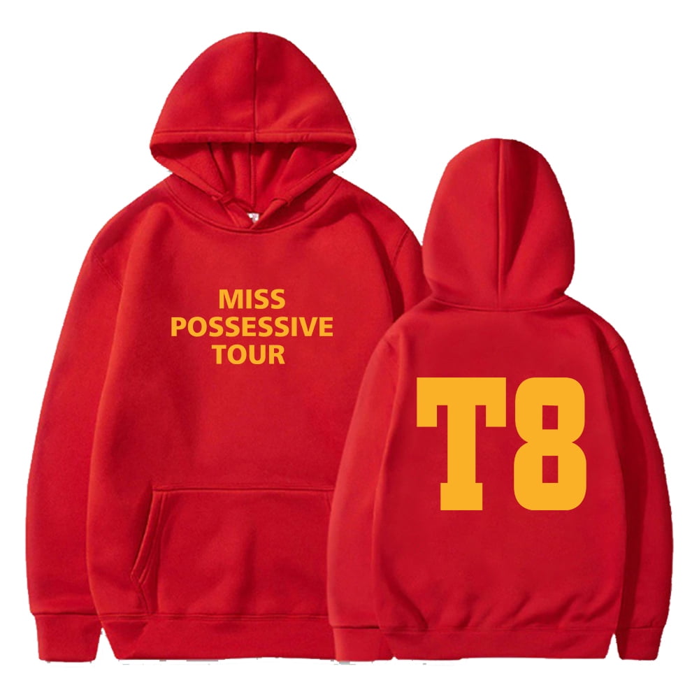 Tate McRae T8 Merch Hoodie Miss Possessive Tour 2025 Long Sleeve ...