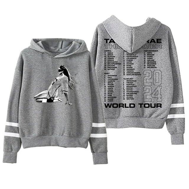 Tate McRae Think Later World Tour 2024 Pocketless Parallel Bars Sleeve ...