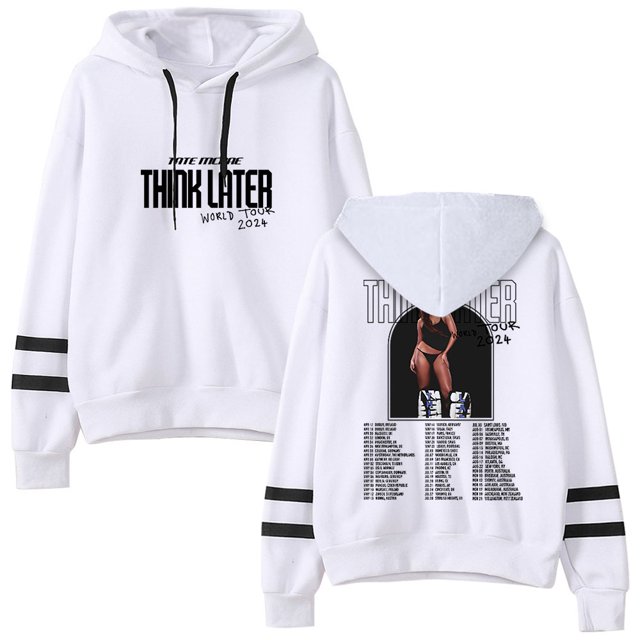 Tate McRae Think Later World Tour 2024 Pocketless Parallel Bars Sleeve ...