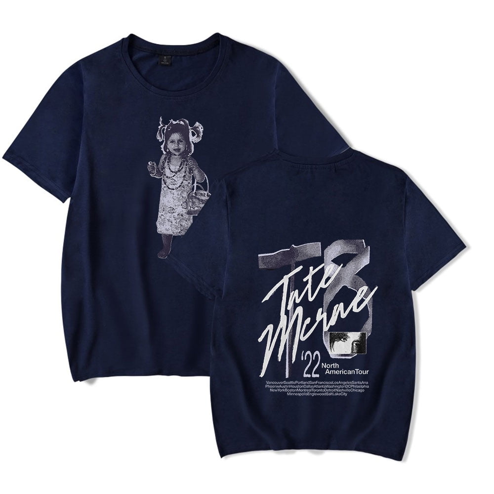Tate Mcrae Baby T8 North America Tour Merch T-shirt Short Sleeve New ...