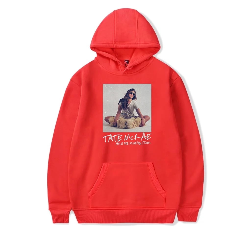 Tate Mcrae Hoodie Singer Are We Flying 2023 Tour Merch Long Sleeve ...