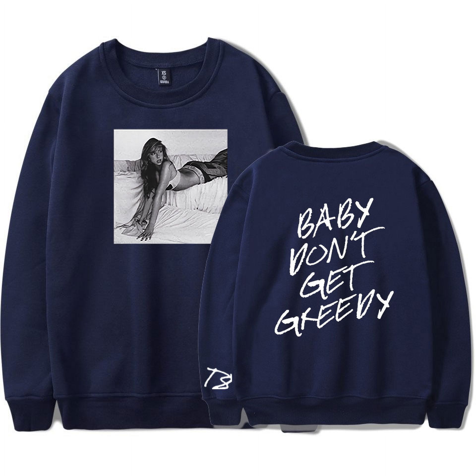 Tate Mcrae Merch Greedy Sweatshirt Women Men Fashion Casual Print Long ...