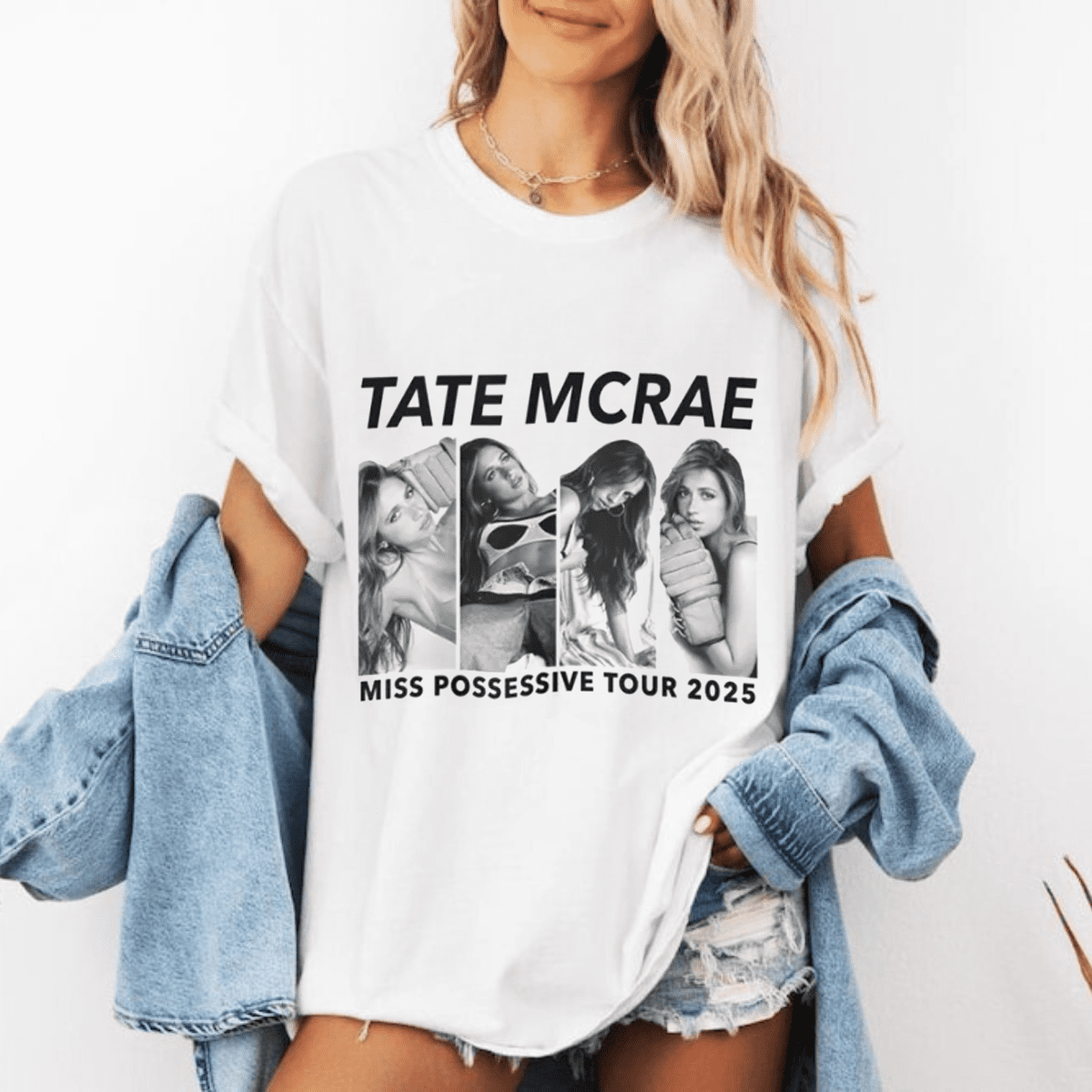 Tate Mcrae Miss Possessive World Tour 2025 T-shirt, Vintage Rapper ...