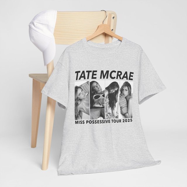 Tate Mcrae Miss Possessive World Tour 2025 T-shirt, Vintage Rapper ...