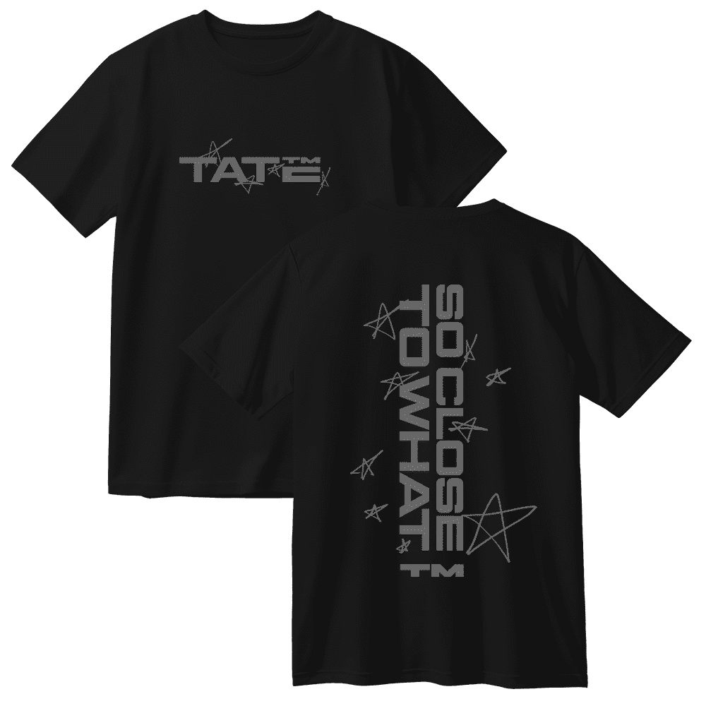 Tate Mcrae SC2W Stars Cotton Tee Unisex Short Sleeve Crewneck Casual ...