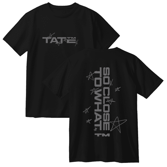 Tate Mcrae SC2W Stars Cotton Tee Unisex Short Sleeve Crewneck Casual ...