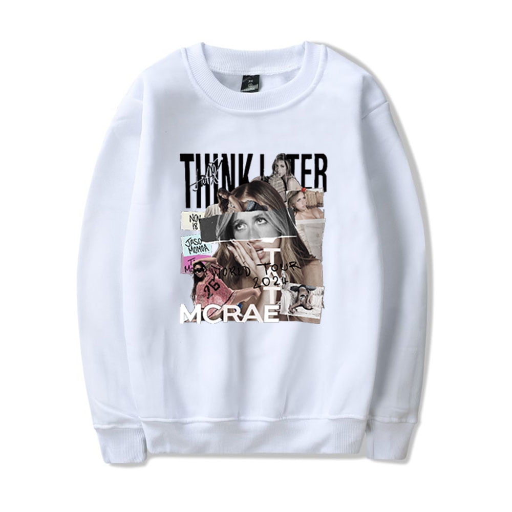 Tate Mcrae Sweatshirt Think Later World Tour 2024 Crewneck Fashion ...