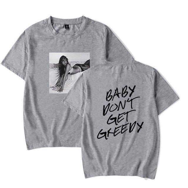 Tate Mcrae T-shirt Singer Merch Greedy T-shirt Women Men Casual Short ...