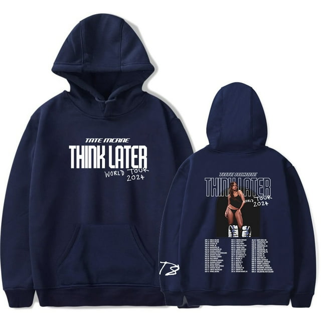 Tate Mcrae Think Later World Tour Merch Hoodie Sweatshirt New Logo ...