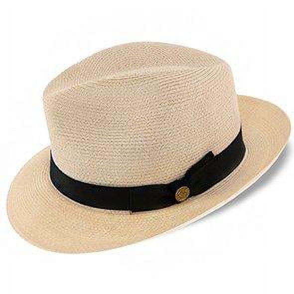Tate - Stetson Hemp Braid Straw Fedora Hat - TSTATE - Walmart.com