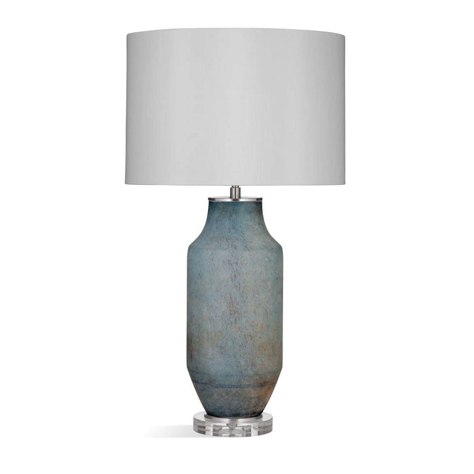 Tate Table Lamp in Blue Glass - Walmart.com