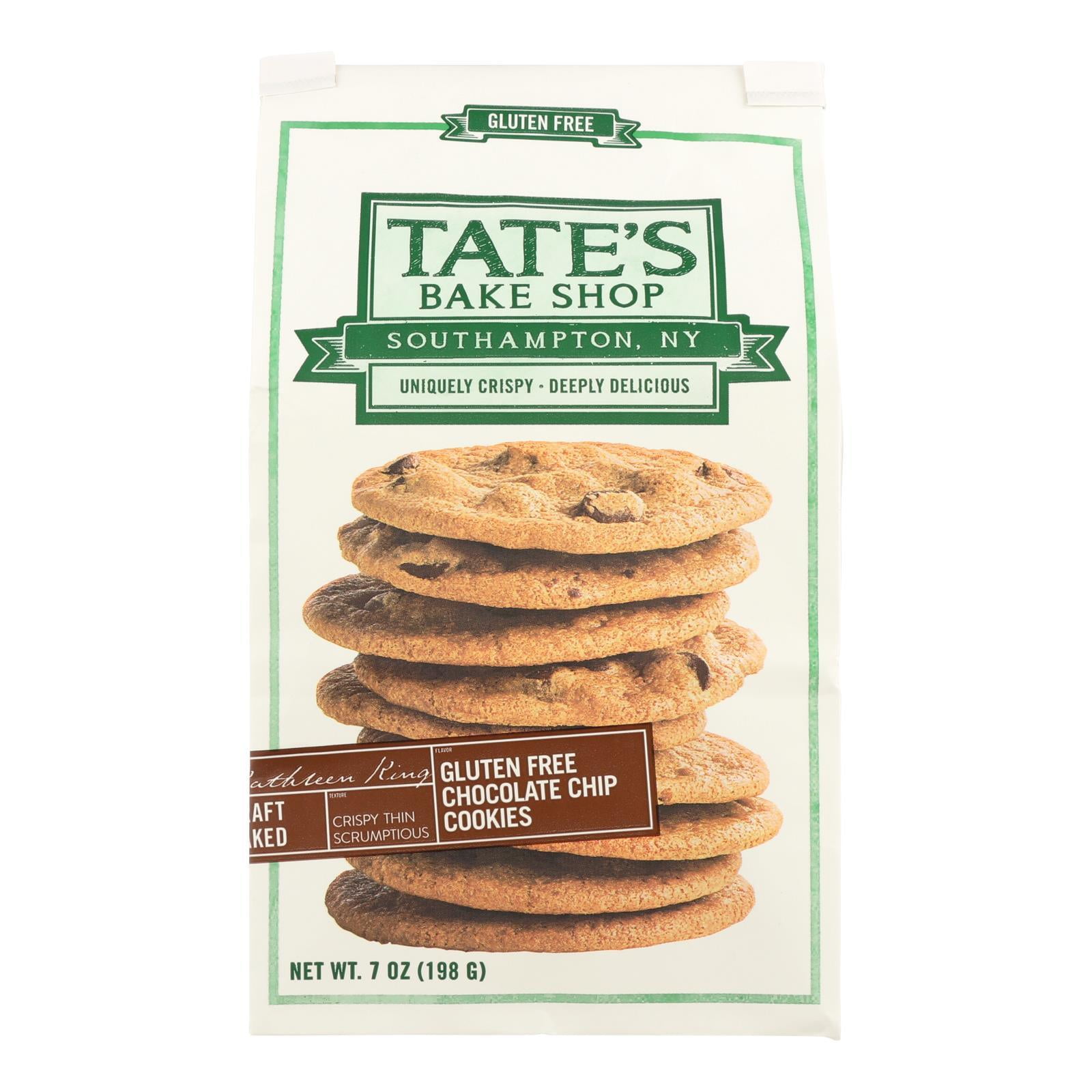 Tate's Bake Shop Cookies - Chocolate Chip - Case of 12 - 7 oz ...