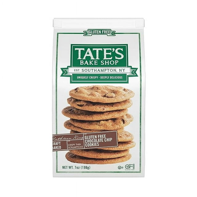 Tate's Bake Shop Gluten Free Chocolate Chip Cookies, Gluten Free ...