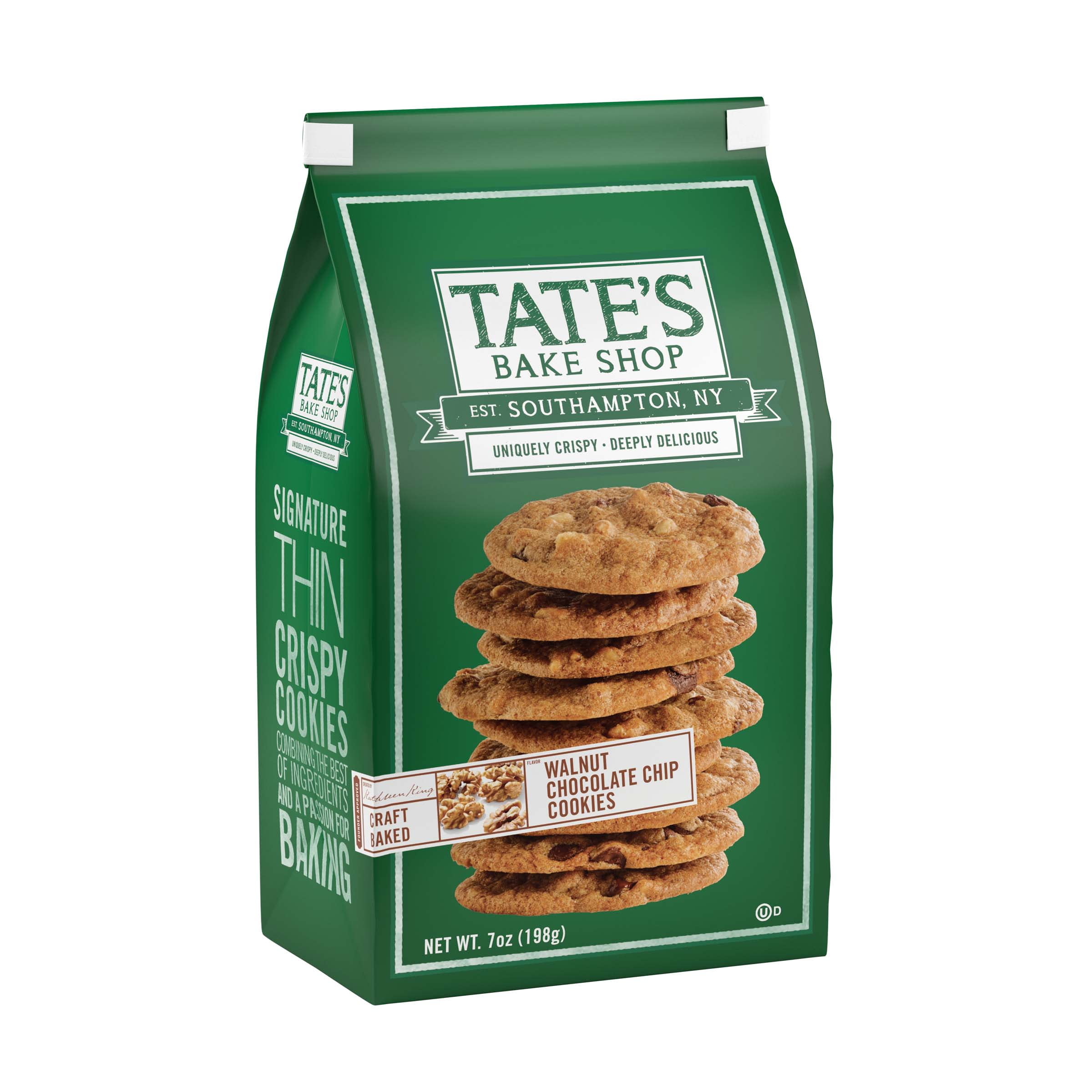 Tate's Bake Shop Walnut Chocolate Pack Of 1 Chip Cookies. - Walmart.com