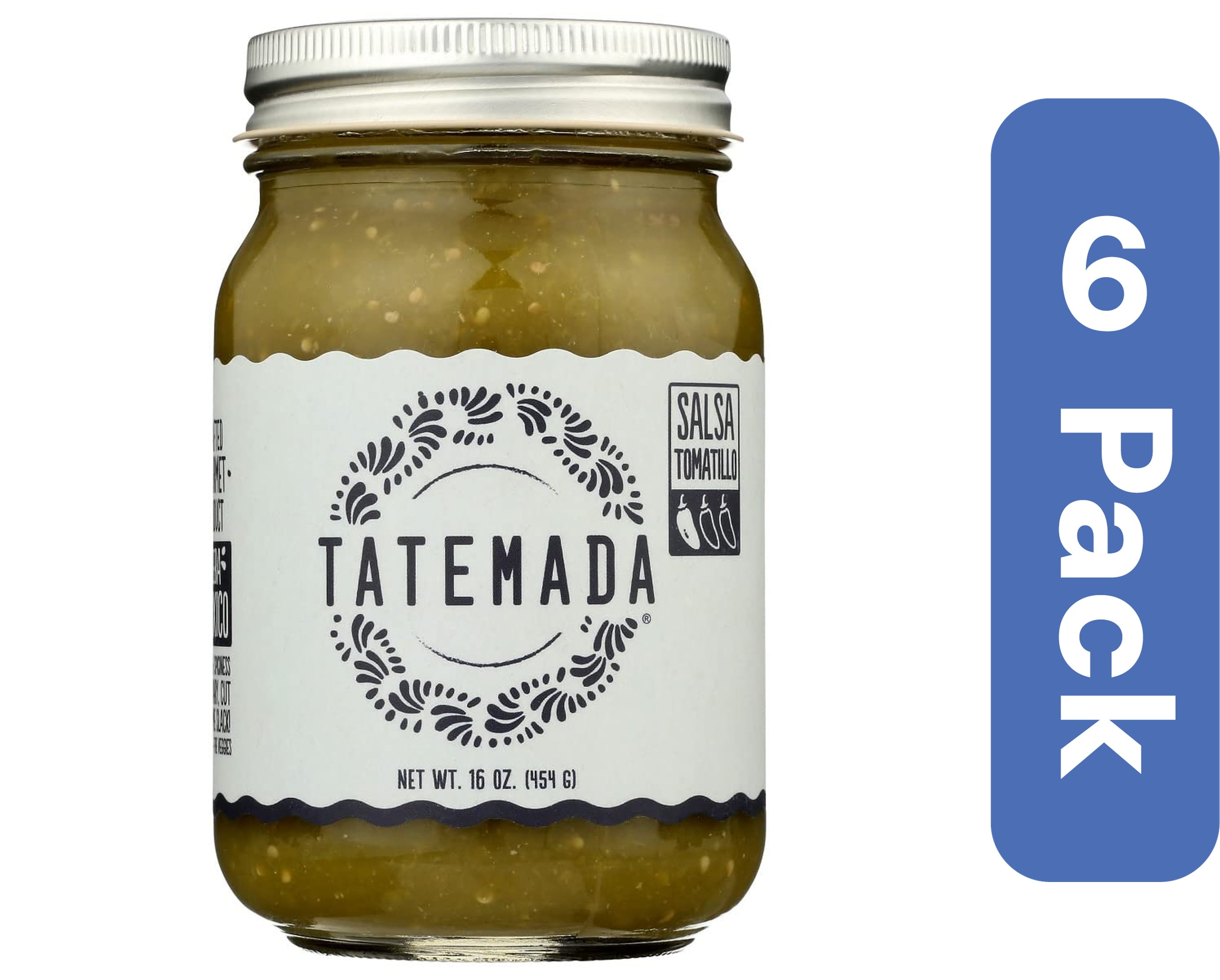 Tatemada Tomatillo Salsa 16 oz (Pack of 6) - Walmart.com
