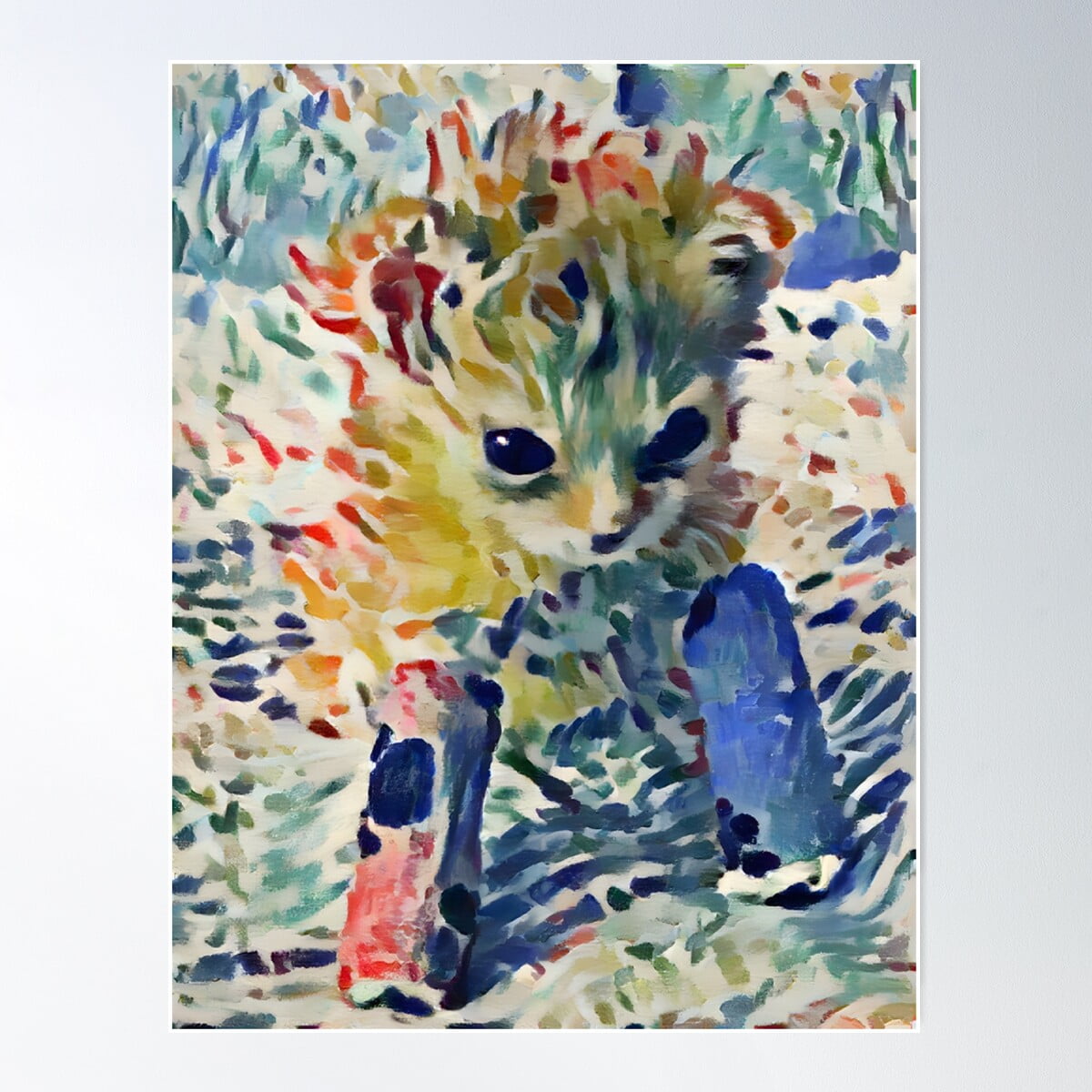 Tater Tot Cat Painting Matisse-Inspired Poster Wall Art, Modern Wall ...
