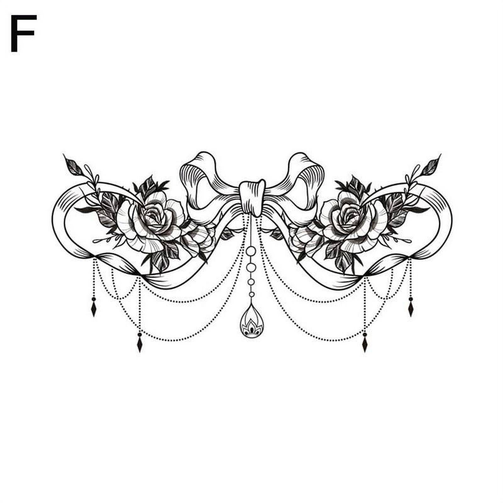 Under Breast Tattoo Ideas