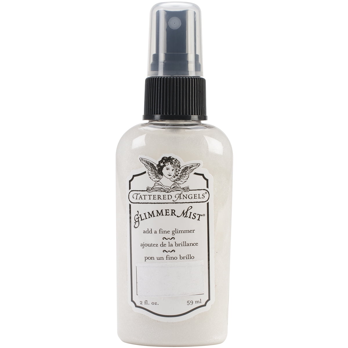 Tattered Angels Glimmer Mist 2oz-Iridescent Silver - Walmart.com