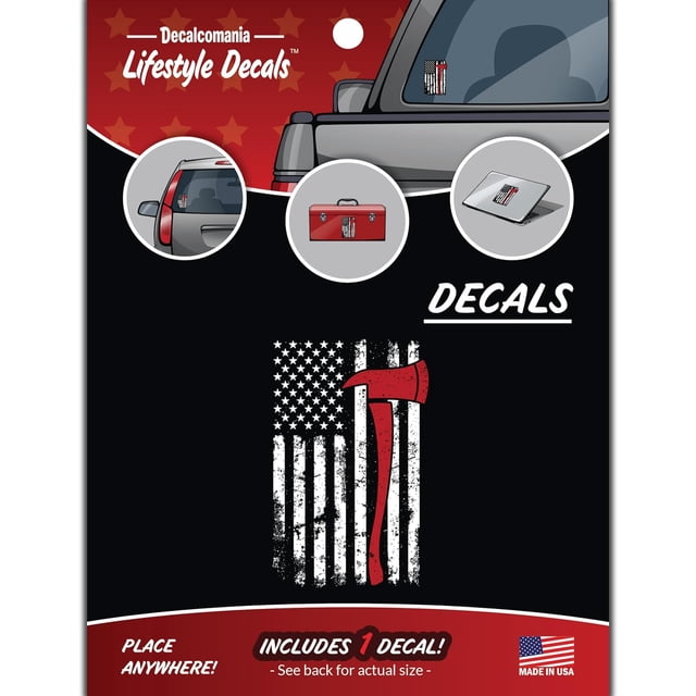 Tattered Black & White Firefighter Flag - Thin Red Line Distressed Flag ...