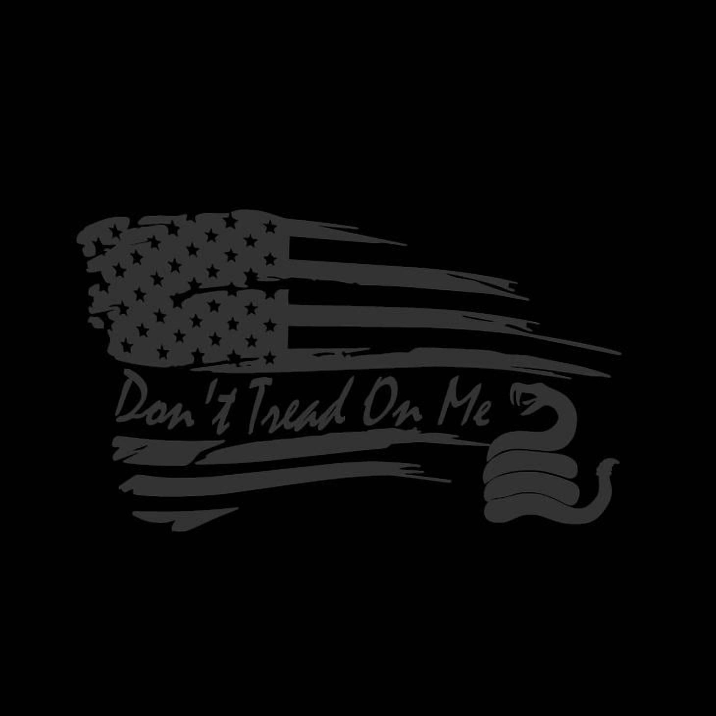 Tattered Flag with DTOM Snake Live Free or Die Vinyl Decal Sticker UV ...