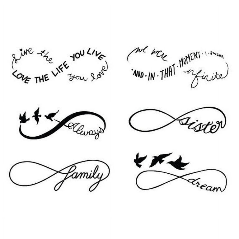 Infinity Love Family Tattoo