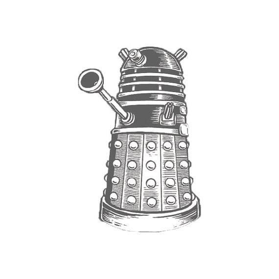Dalek Drawing Simple