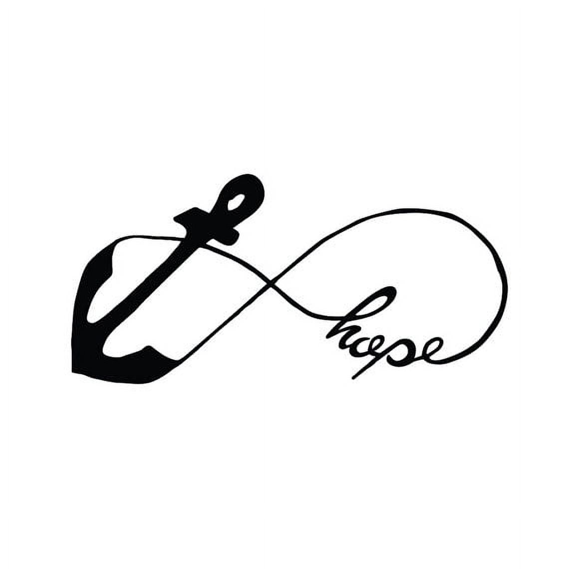 Anchor Infinity Sign Tattoo