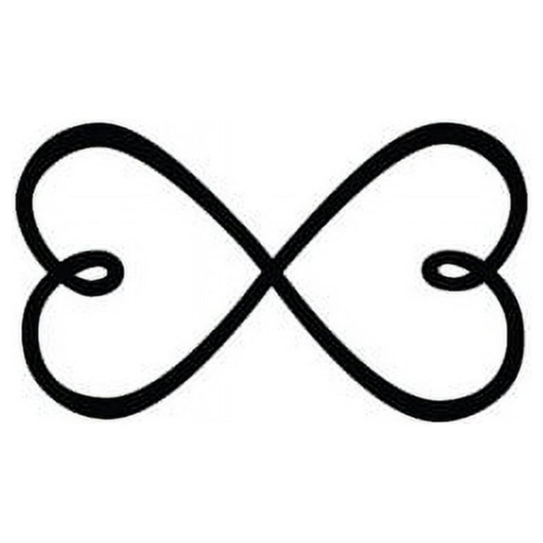 Infinite Love Heart Tattoo