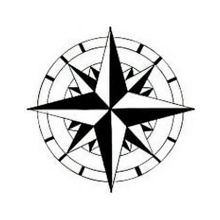 Compass Star Tattoo