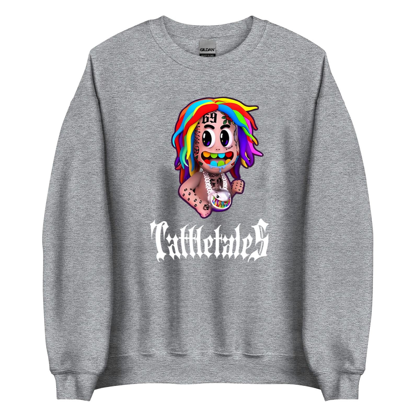 Tattlestales Album 6ix9ine Black Tee Shirt-TH39301 - Walmart.com