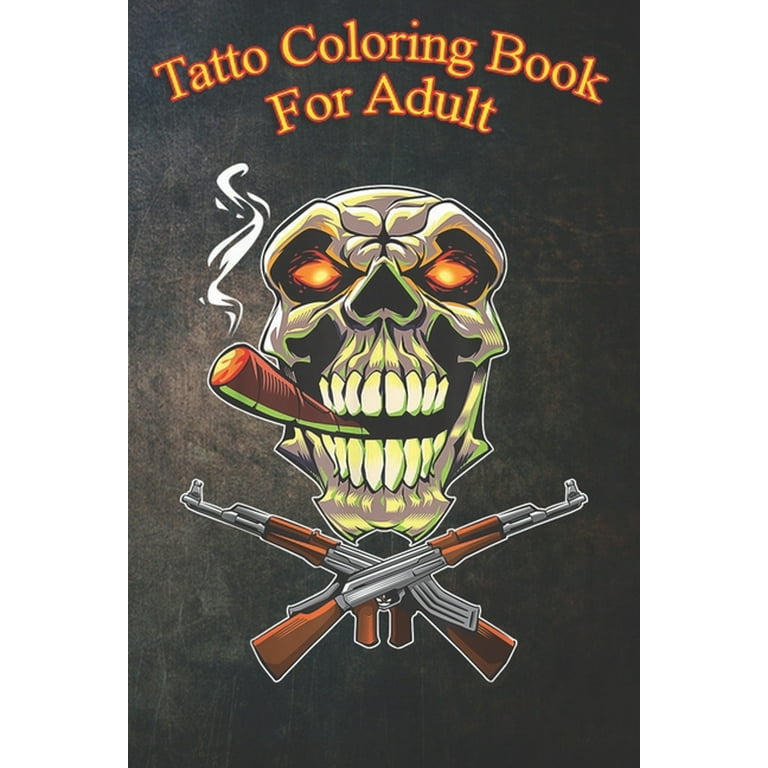 Gangster Skull Tattoo Flash