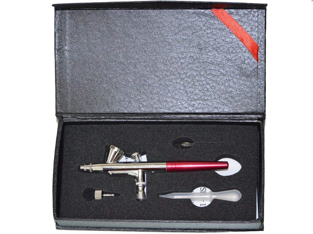 Aerograph Tattoo Airbrush 0.2-0.4mm AG-136B Set Dual Action Gravity ...