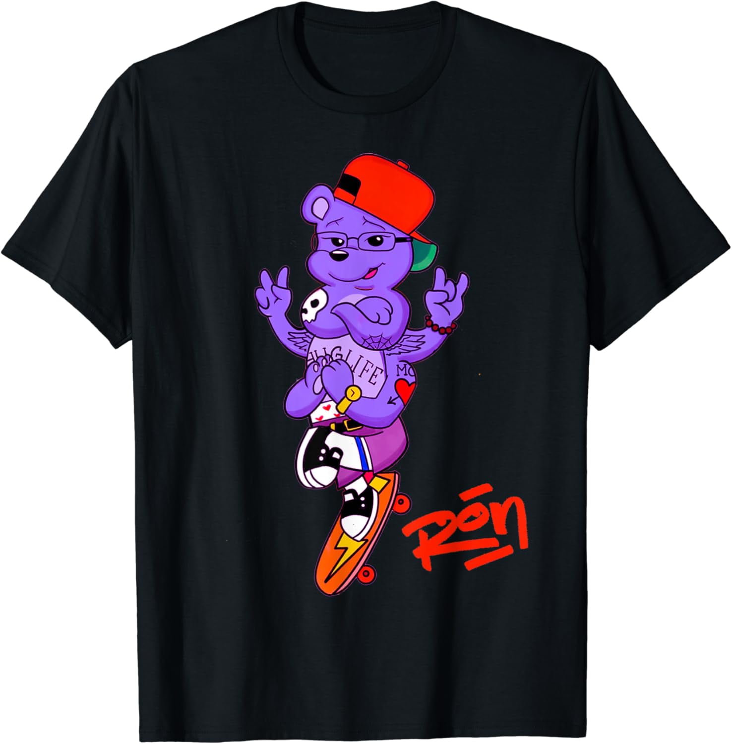 Tattoo Artist Ron Rich Before Crayons Graffiti T-Shirt - Walmart.com