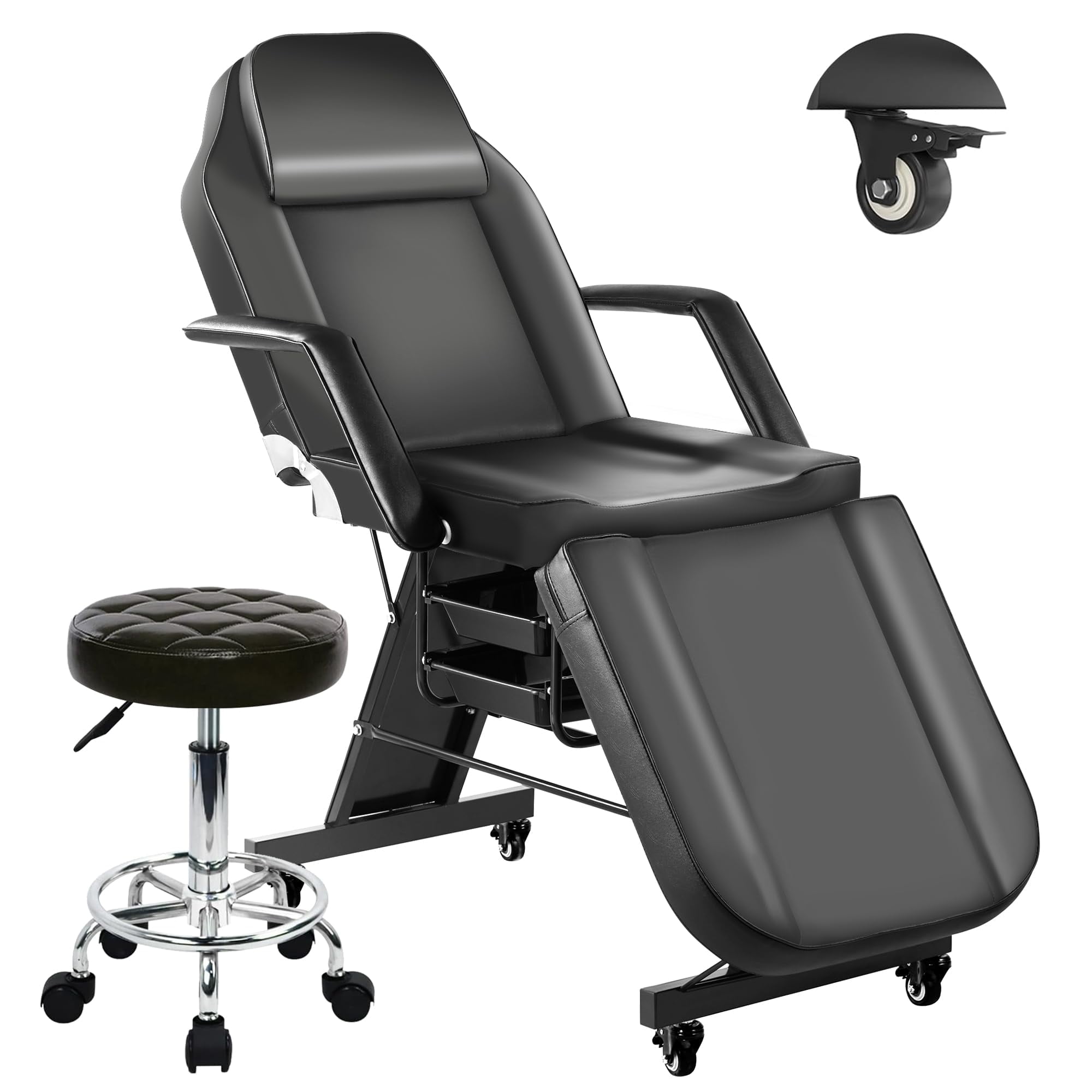 Tattoo Chairs for Esthetician Facial Bed, Lash Tattoo Client Chair with ...