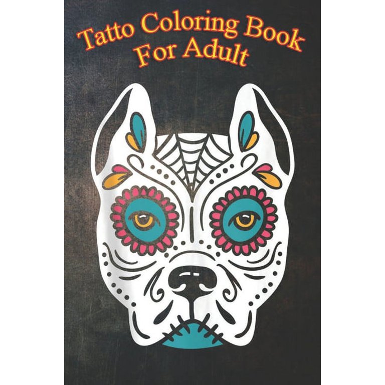 sugar skull coloring pages dogs