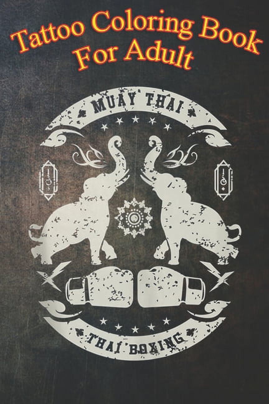 muay thai coloring book