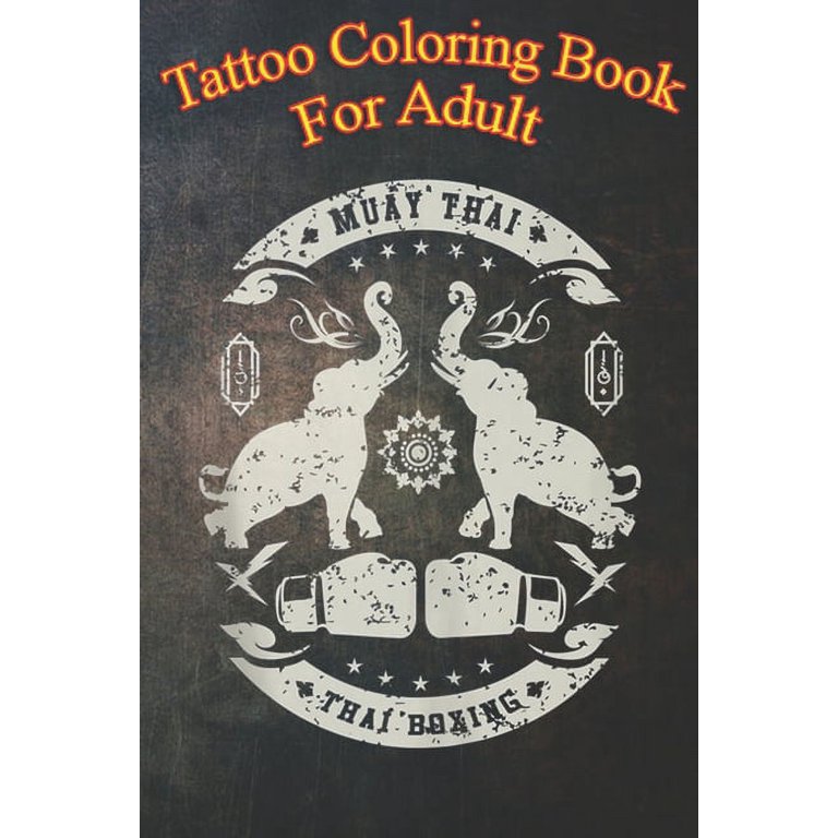 muay thai coloring book