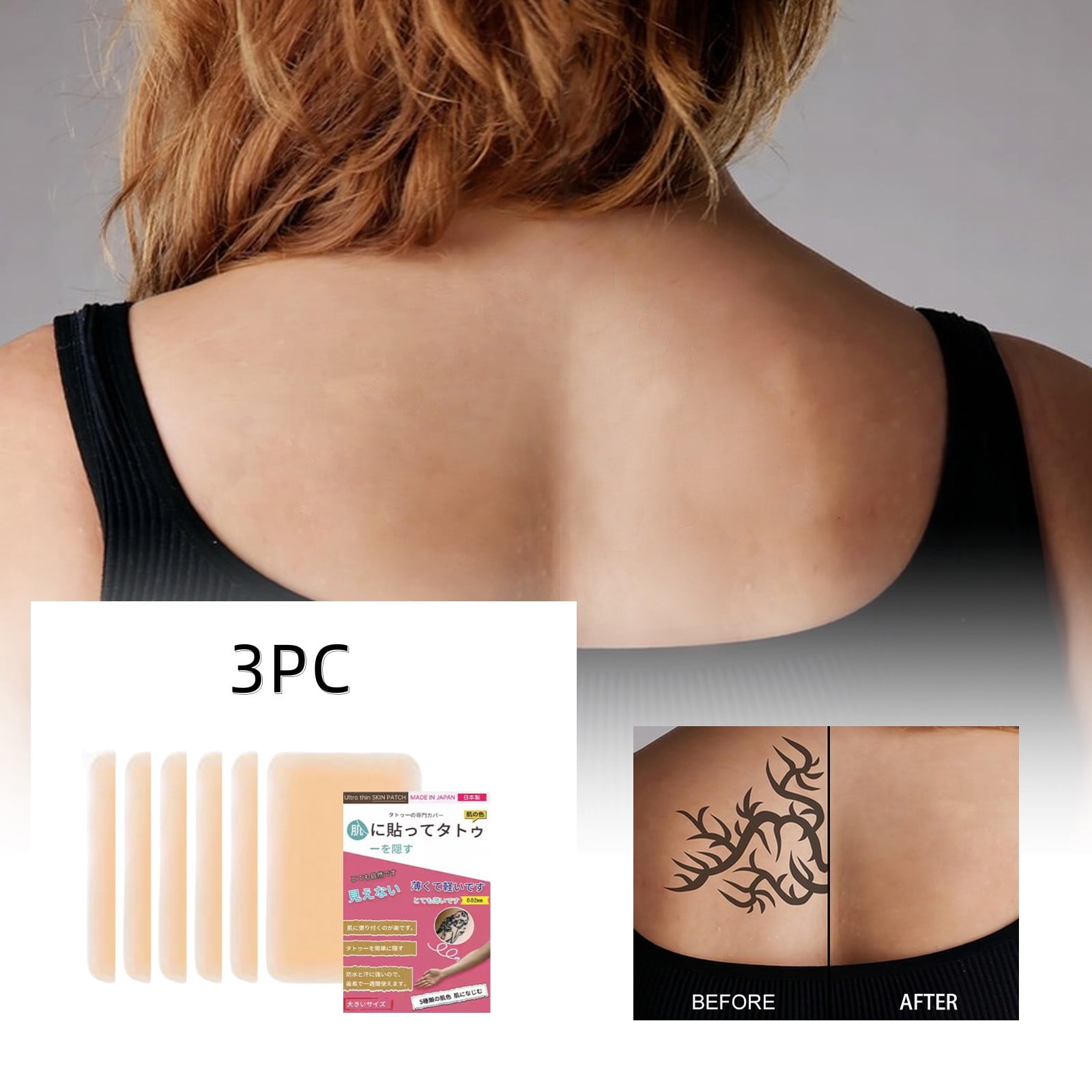 Tattoo Cover Up Patch,Natural Looking Cover up Tattoos and Scar,Tattoo ...