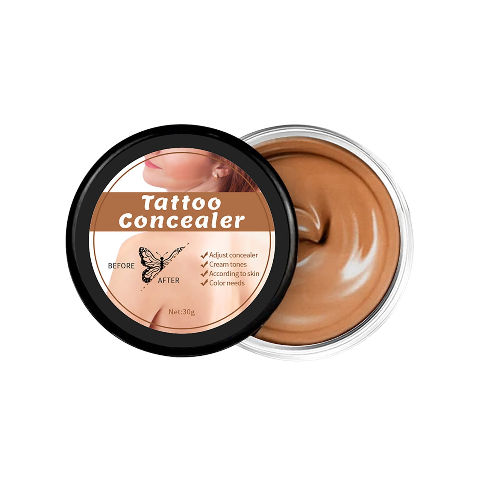 Tattoo Cover Up Makeup – Waterproof & Long-Lasting Concealer for Scars ...