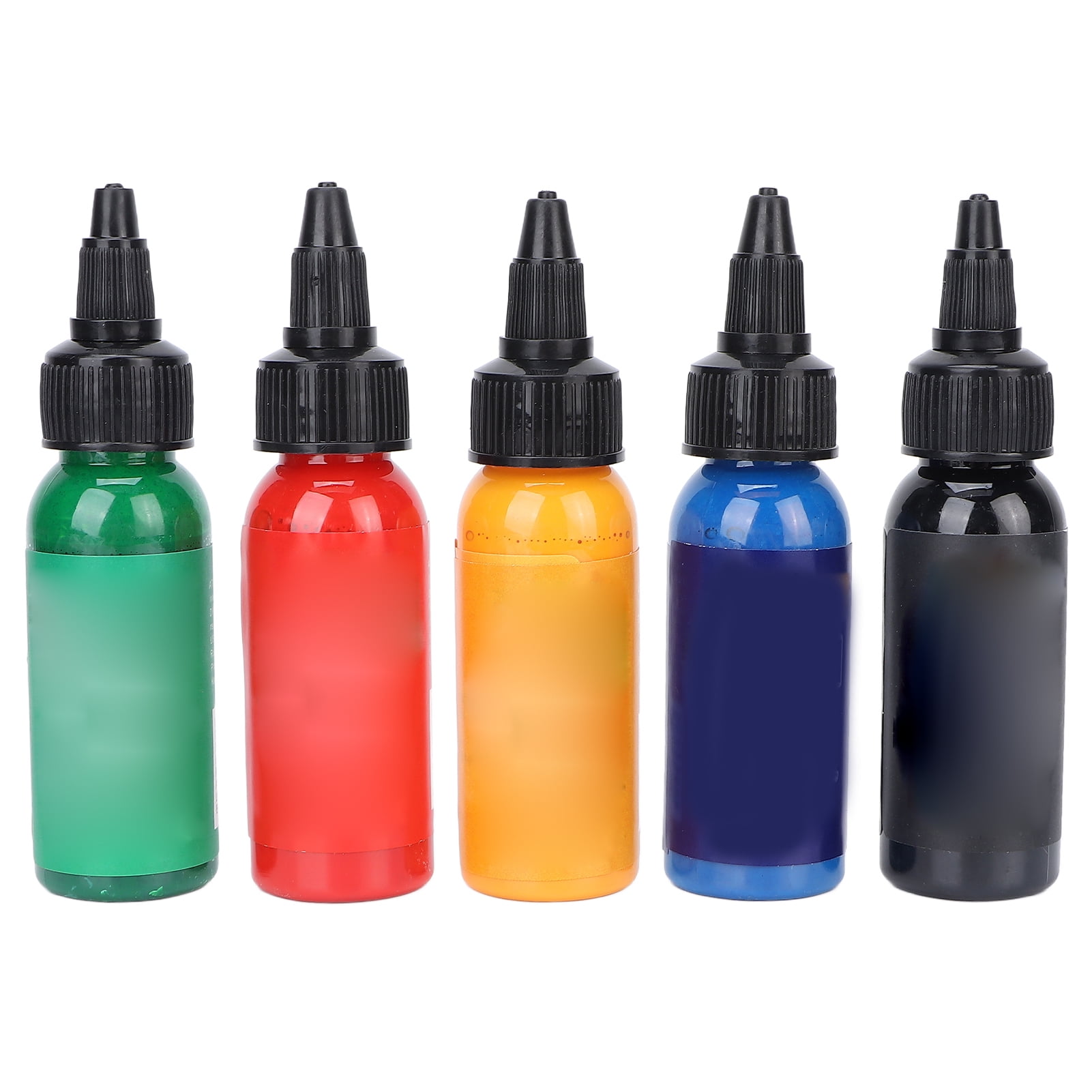 Tattoo Ink Black Red Yellow Green Blue Beauifully Colored Easy Color ...