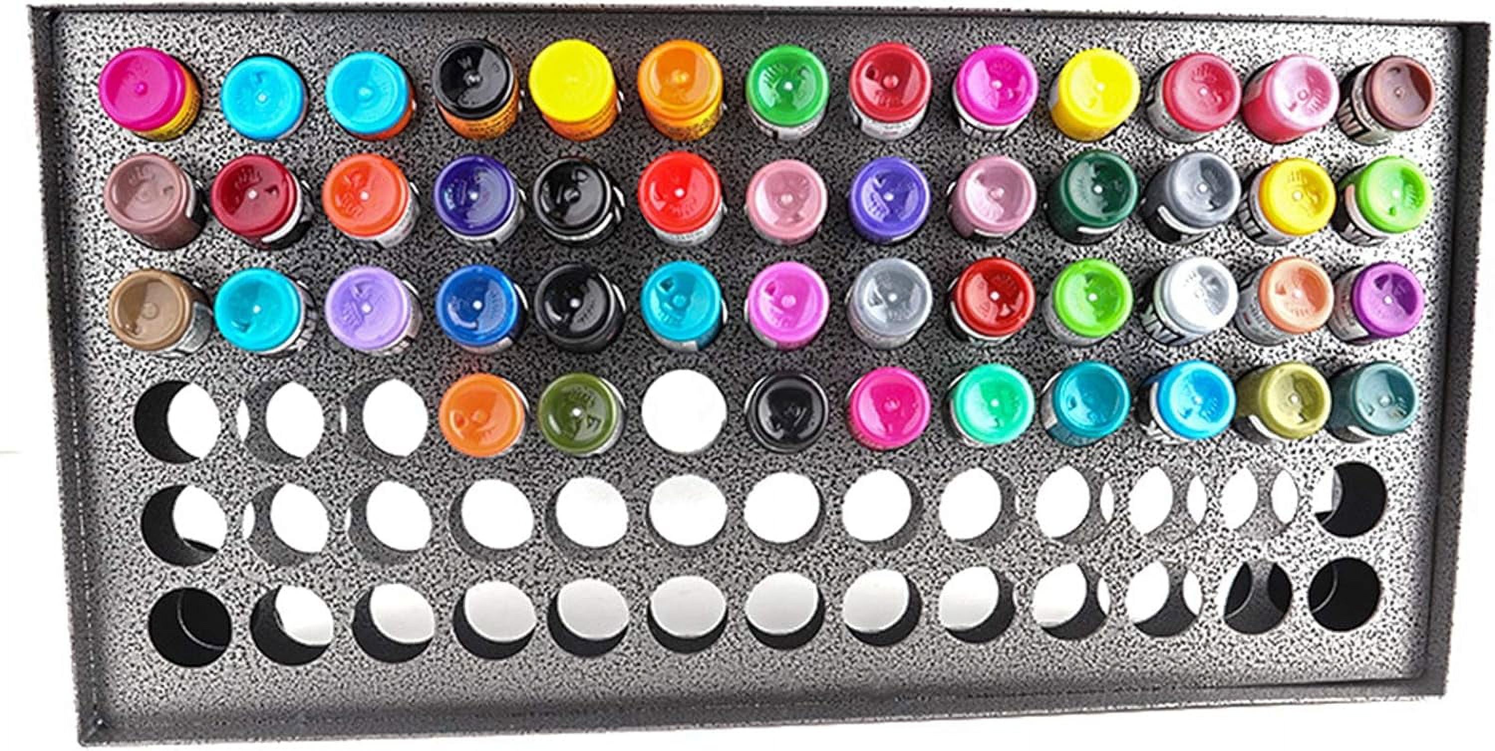 Tattoo Ink Bottle Rack, 78-Hole Iron Wall-Mounted Tattoo Pigment Bottle Holder Display Stand ...
