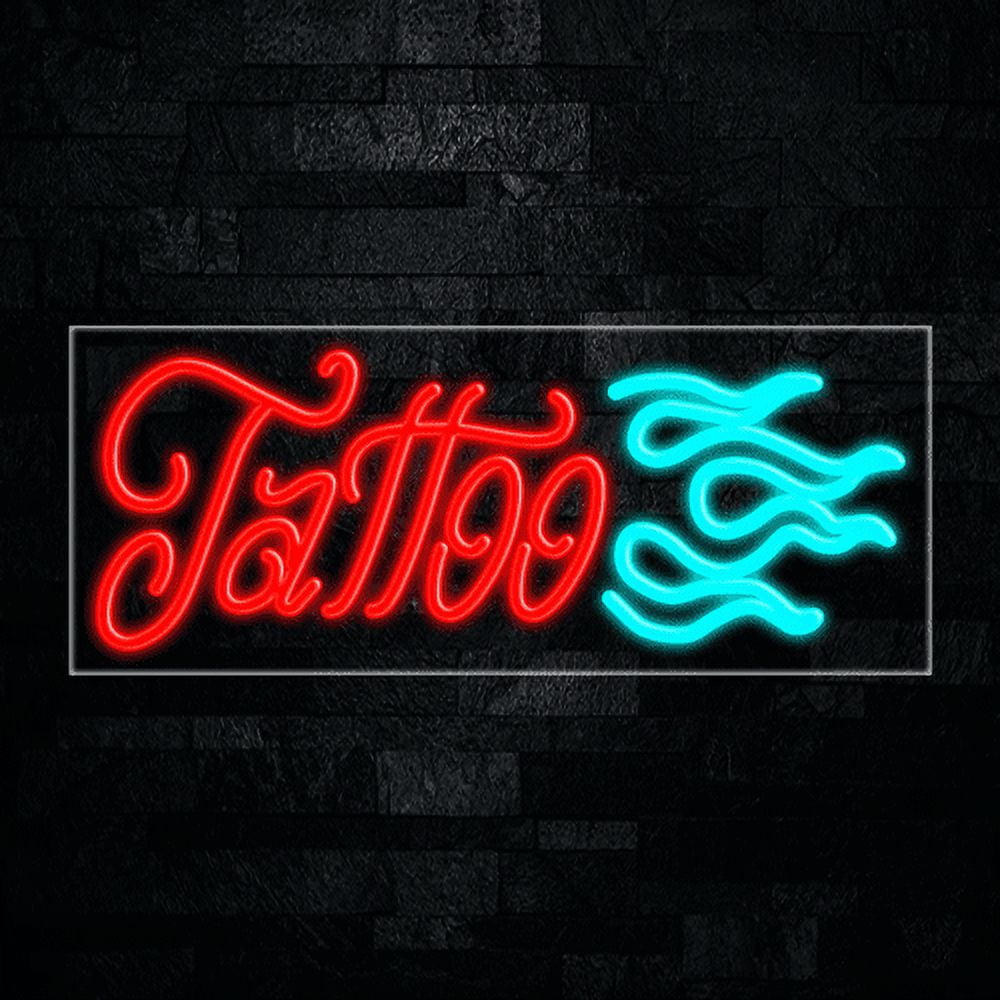 Tattoo-LED Neon Sign 30"L x 12"H #30918 - Walmart.com