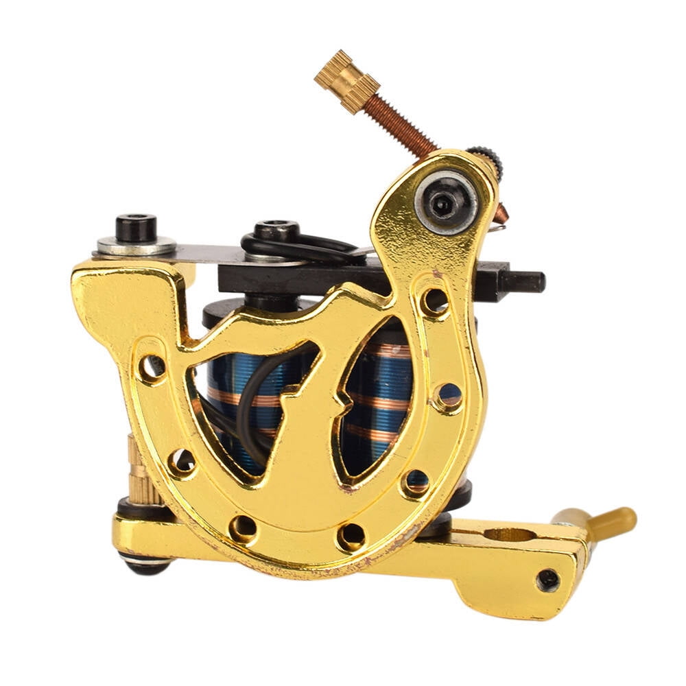 Tattoo Machine, Professional 7-Shape Alloy Coils Liner Shader Gun Lism ...