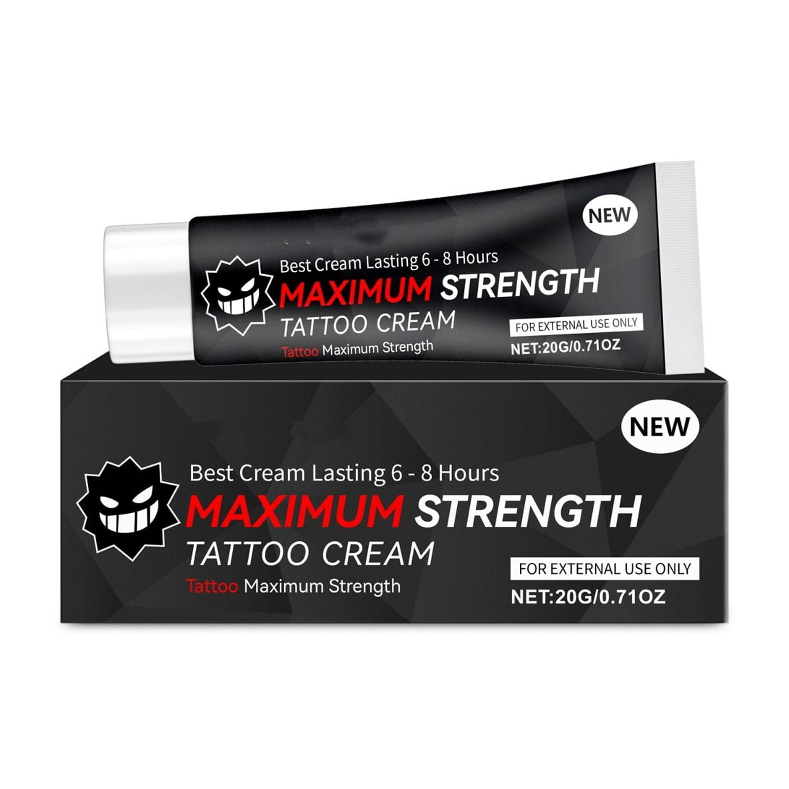 Tattoo Numibing Cream Gel 10 Grams- Up to 6 Hours Extra Strength for Tattoos, Soothing Gel Joint ...